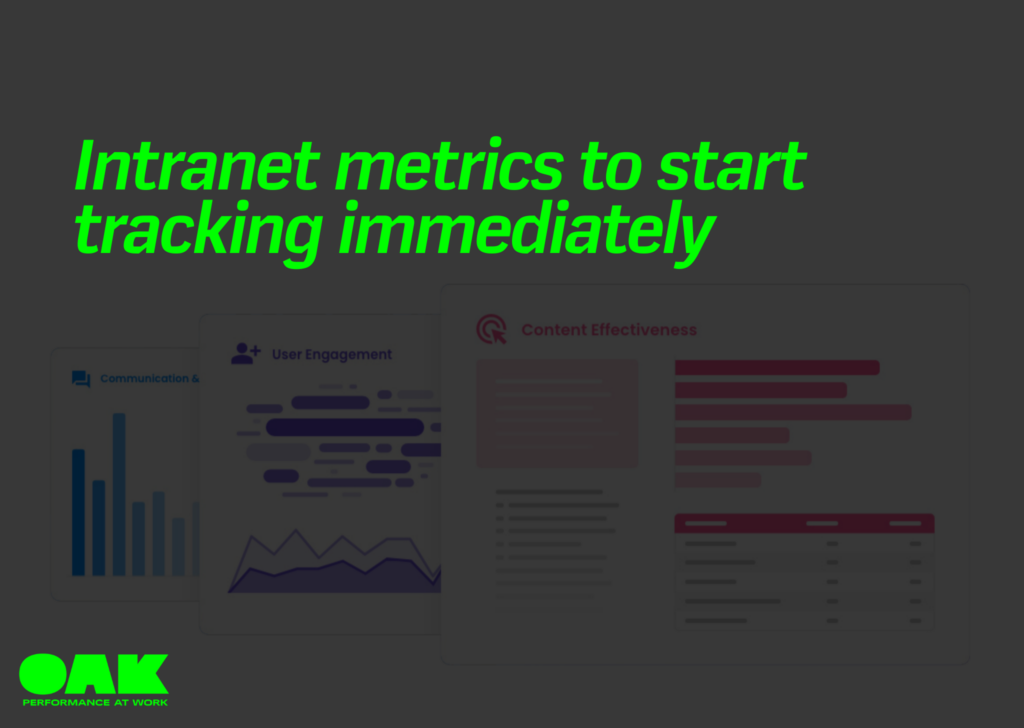 14 Internal Comms metrics your intranet should track - Oak Engage ...